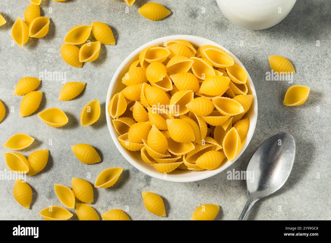 Dry Organic Conchiglie Pasta Shells Ready to Cook Stock Photo - Alamy