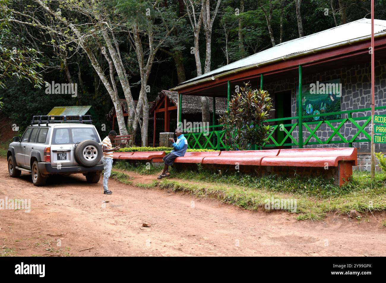 Montagne d'Ambre National Park, entrance. Antsiranana, Diana region ...