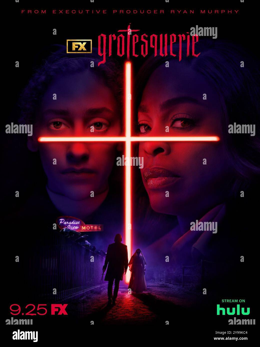 Grotesquerie tv show poster Stock Photo - Alamy