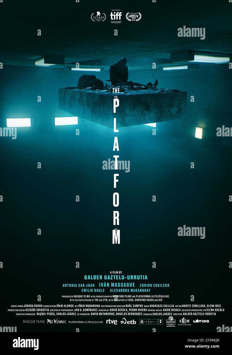 The Platform movie poster Stock Photo - Alamy