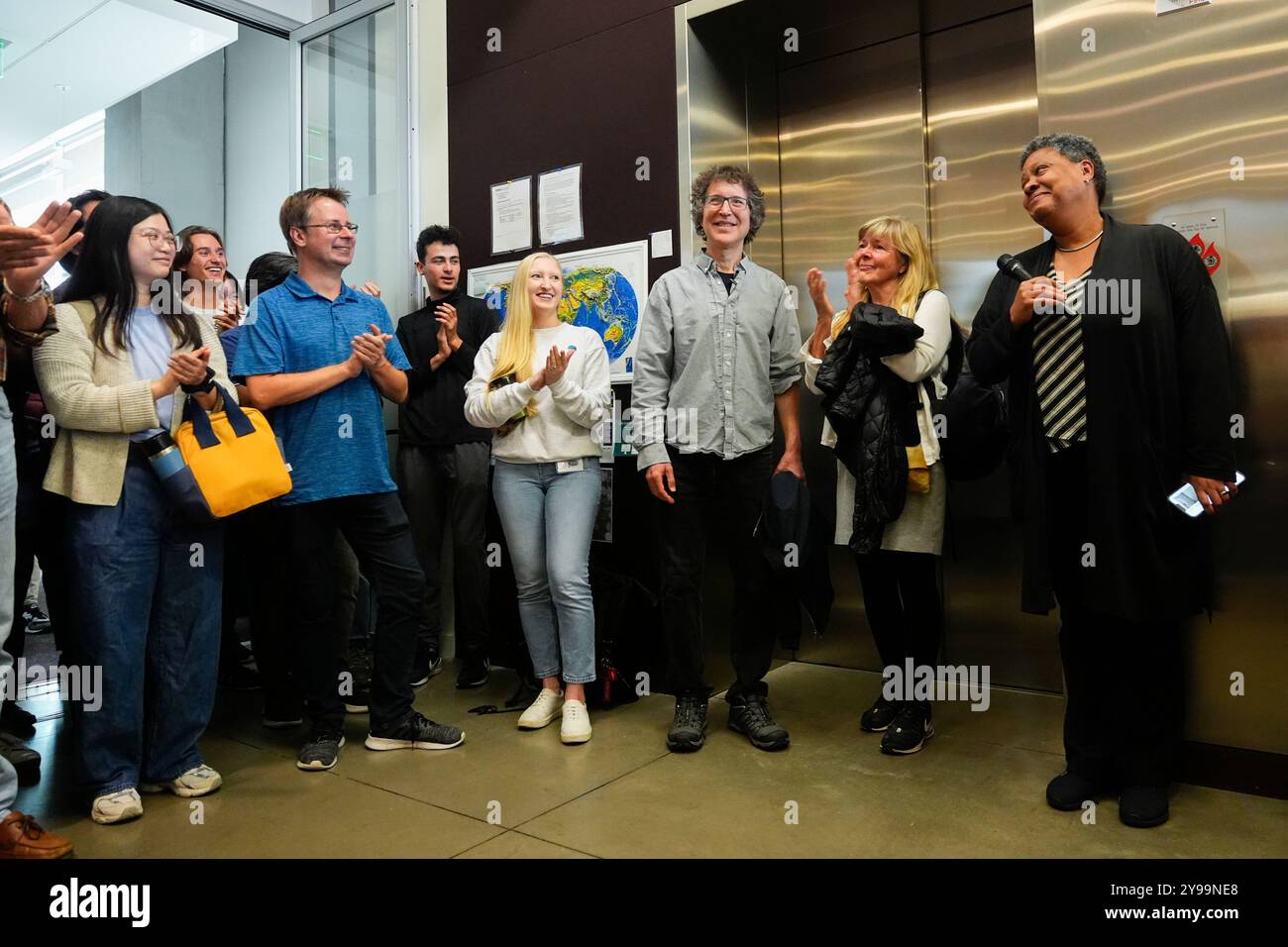 American biochemist David Baker, 2024 Nobel Prize winner in Chemistry ...