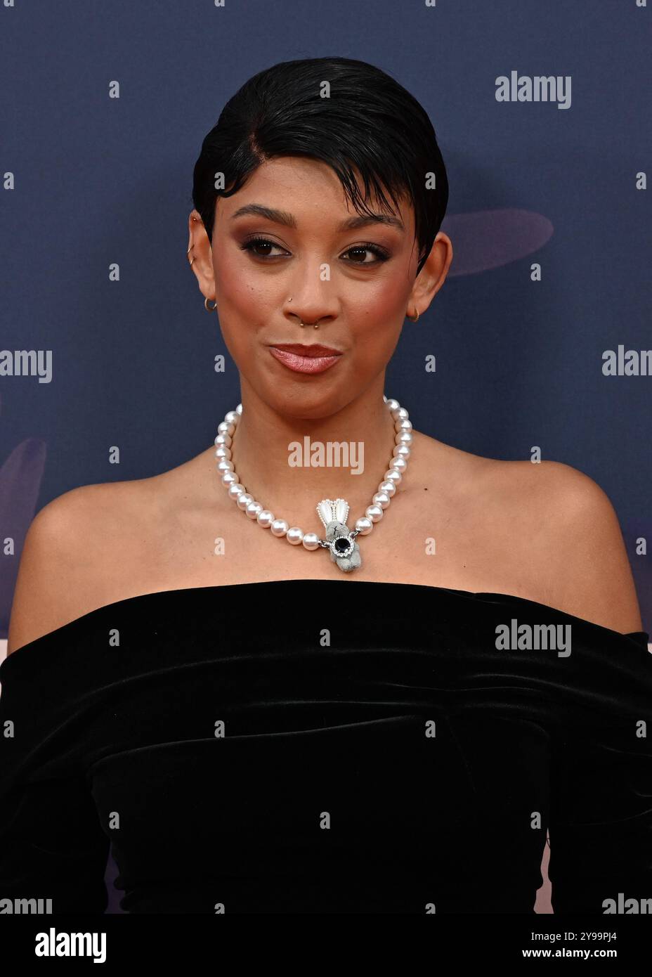 LONDON, ENGLAND: 9th October 2024: Mica Ricketts attends "Blitz" World Premiere - Opening Night ...