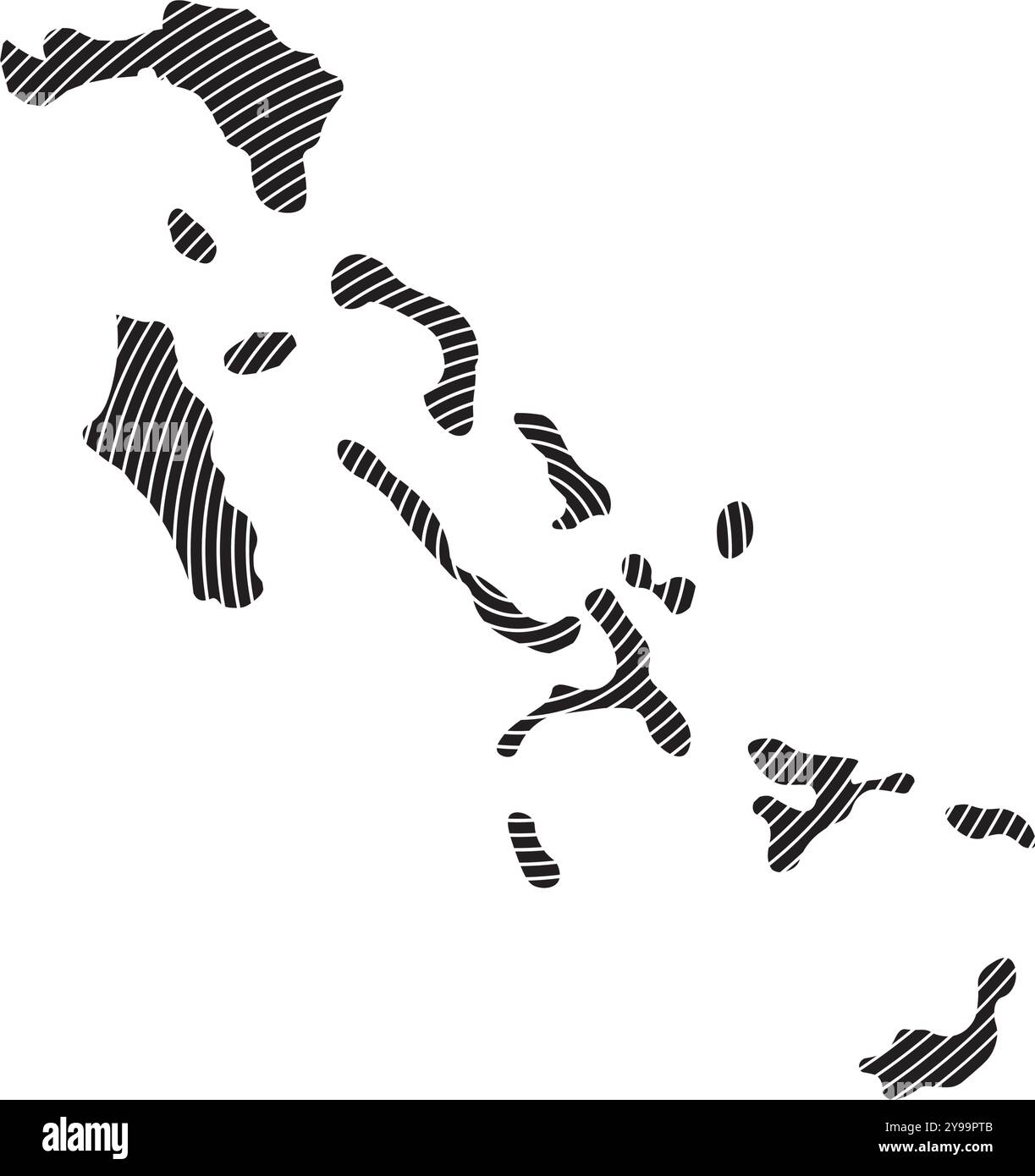 Bahamas Map Icon Illustration Element Design Stock Vector Image & Art ...