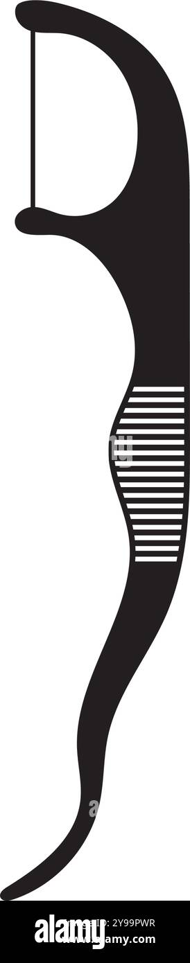 Dental Flossing Tool Icon,Illustration Design Stock Vector Image & Art ...