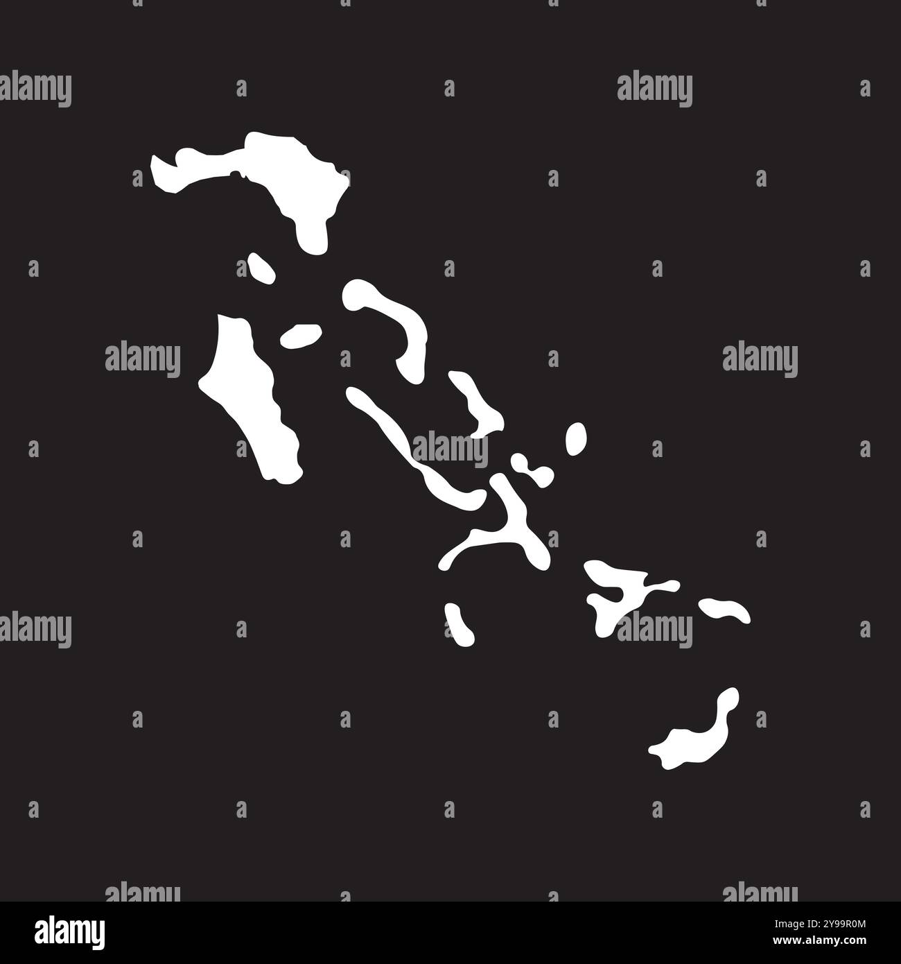 Bahamas Map Icon Illustration Element Design Stock Vector Image & Art ...