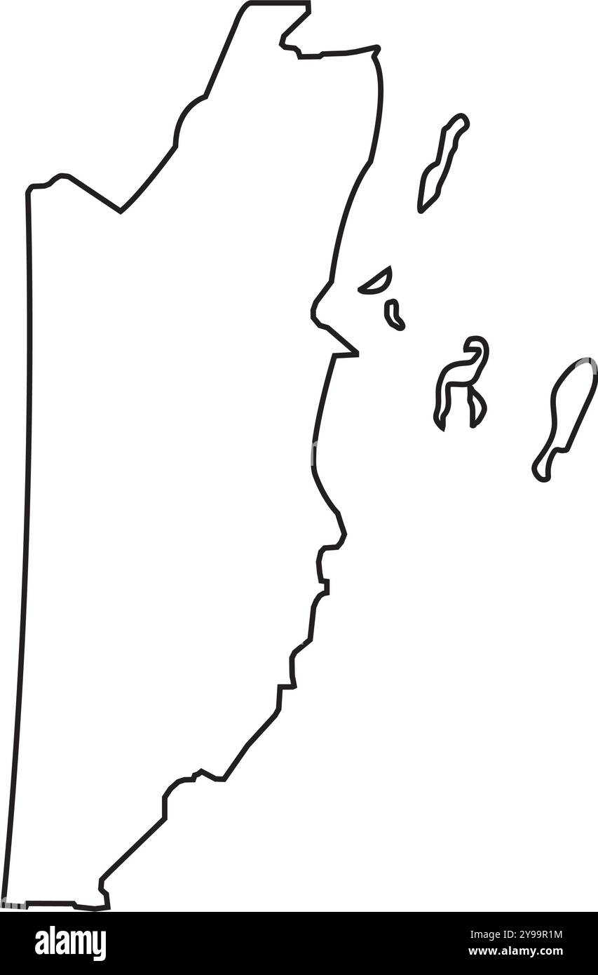 Infographic belize detailed map hi-res stock photography and images - Alamy