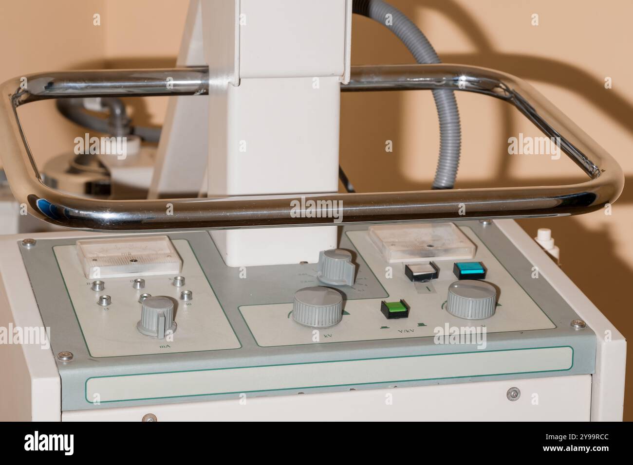 Medical Equipment Control Panel with Dials and Switches Stock Photo - Alamy