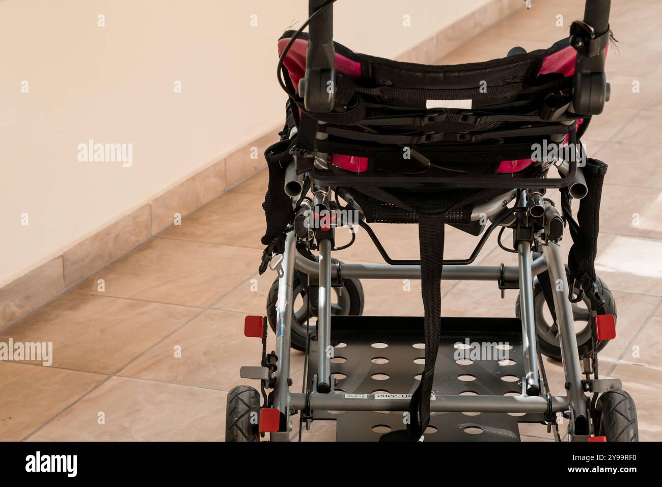 Modern Adjustable Wheelchair with a Comfortable Design in a Bright ...