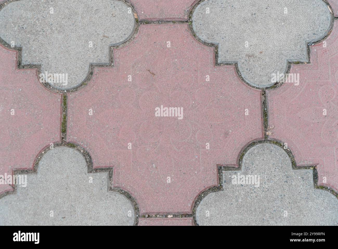 Intricate pattern of geometric shapes in earthy tones hi-res stock ...