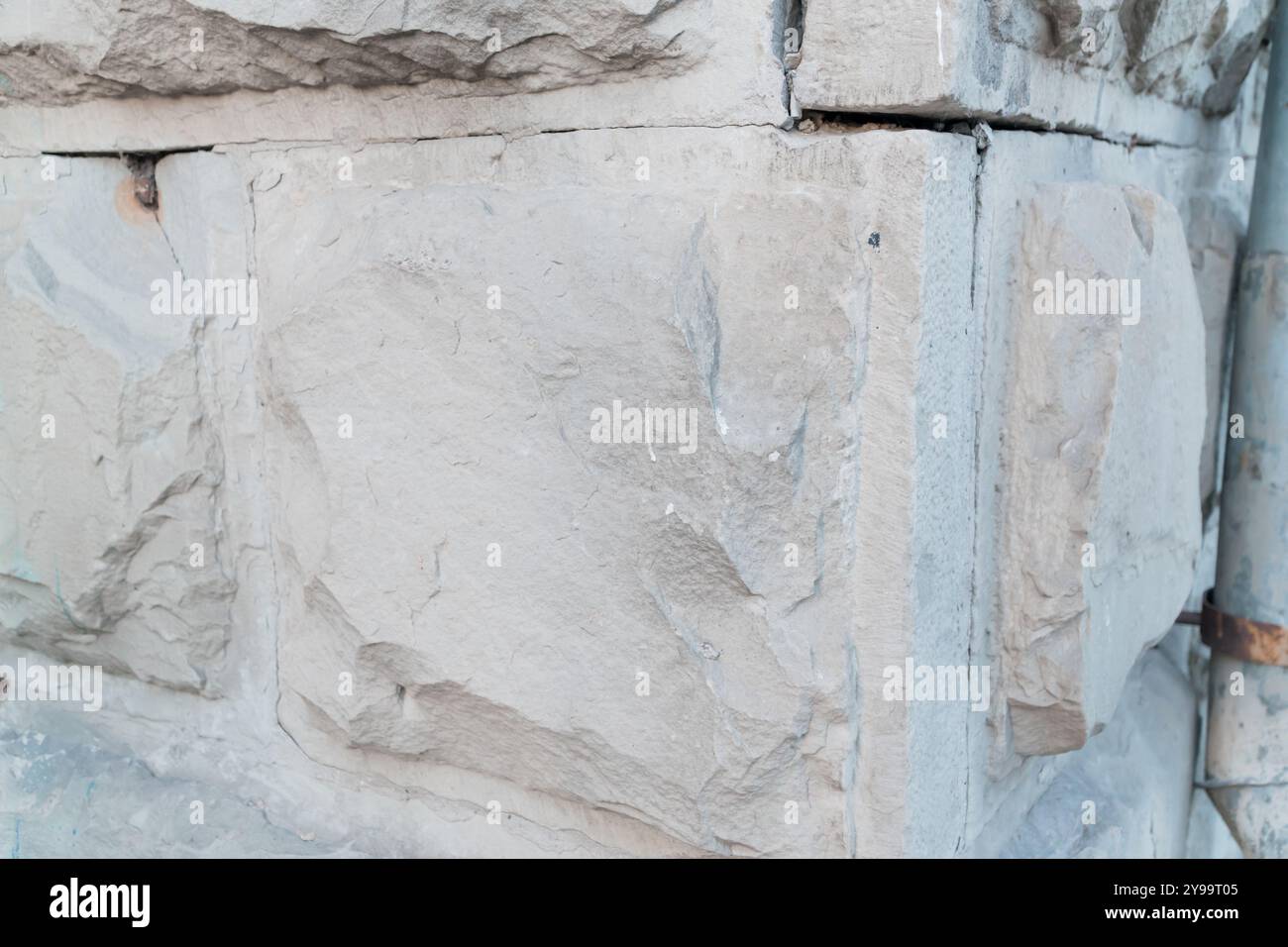 Textured Stone Wall Corner with Subtle Color Variations Stock Photo - Alamy