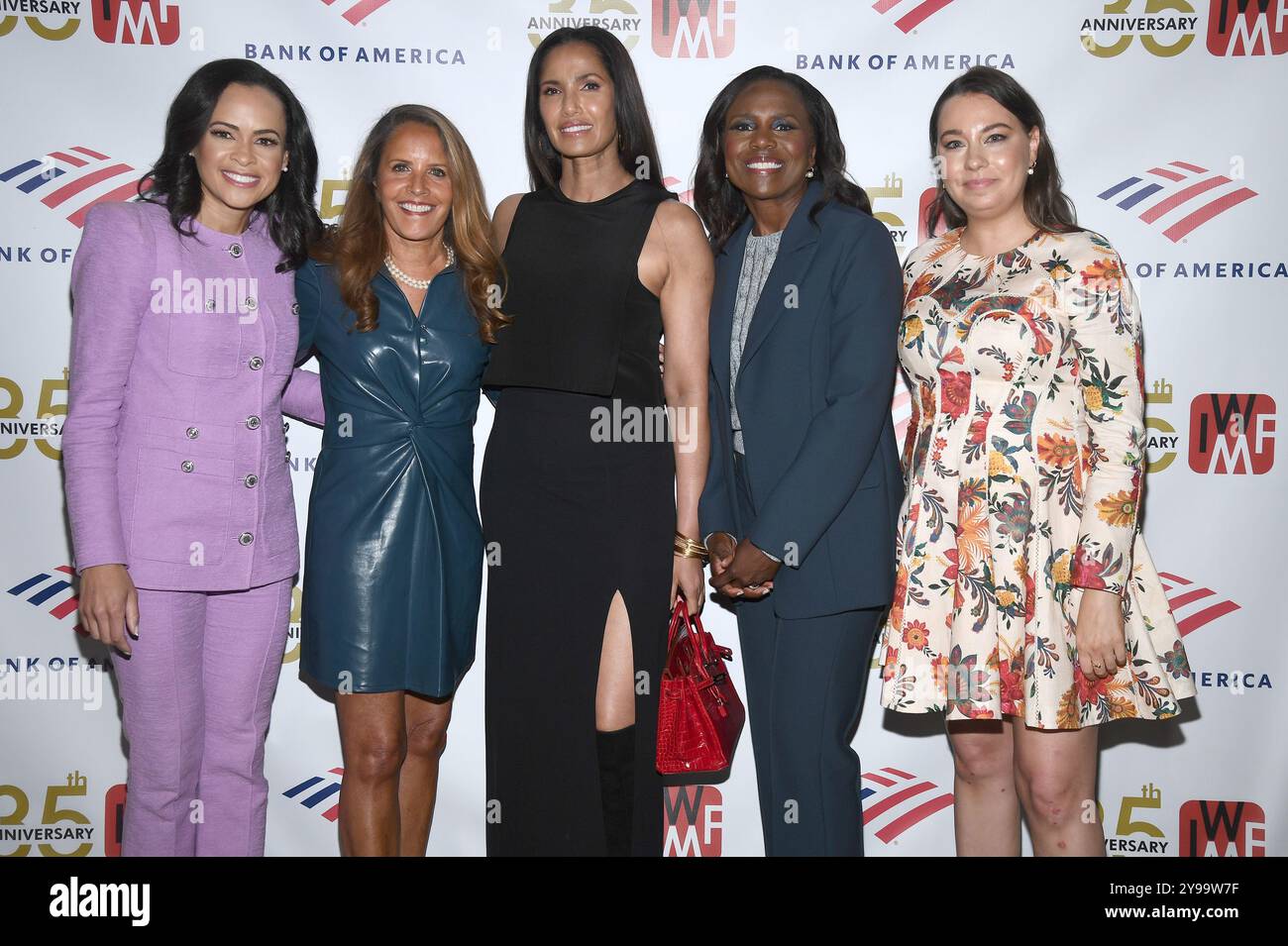 New York, USA. 09th Oct, 2024. (L-R) Linsey Davis, Suzanne Malveaux ...