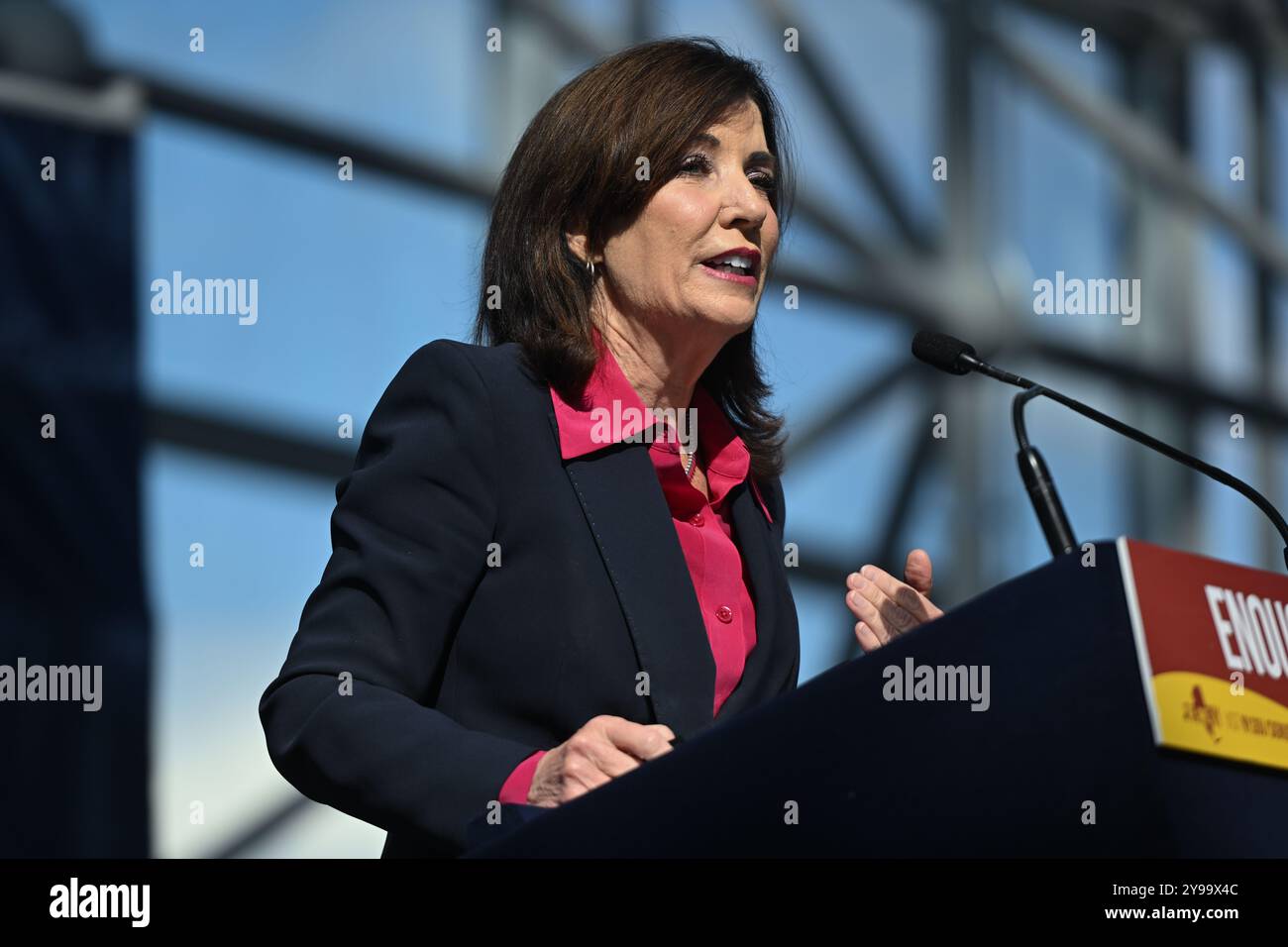 Governor Kathy Hochul signs gun safety legislation at the Javits Center ...
