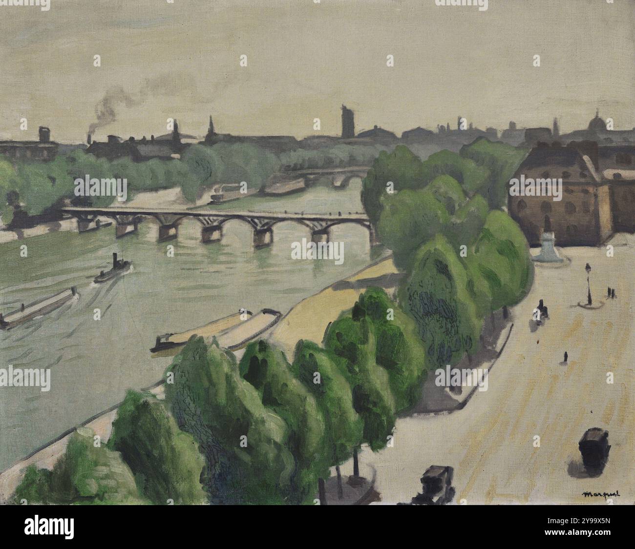 Albert Marquet (Pierre-Albert Marquet) (1875-1947). The Seine at Paris ...
