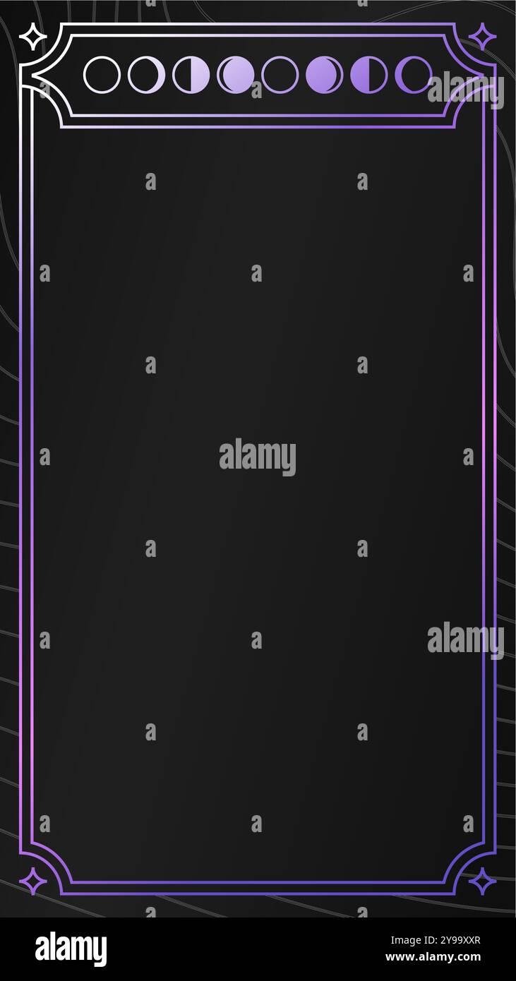 purple magical tarot card. Mystical occult illustrations, spiritual ...