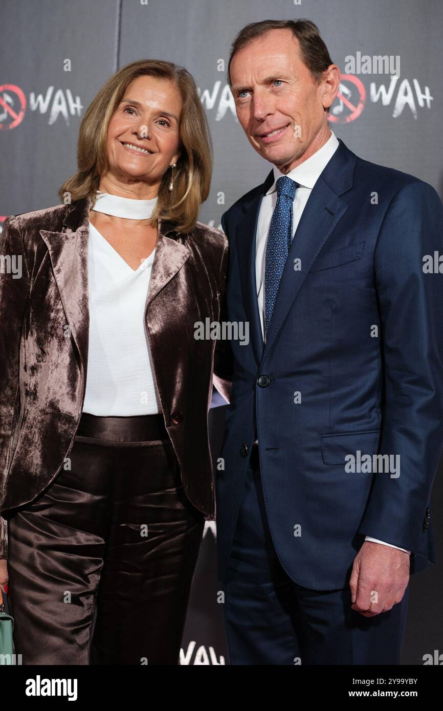 Emilio Butrageño during the red carpet at the premiere of WAH Madrid ...