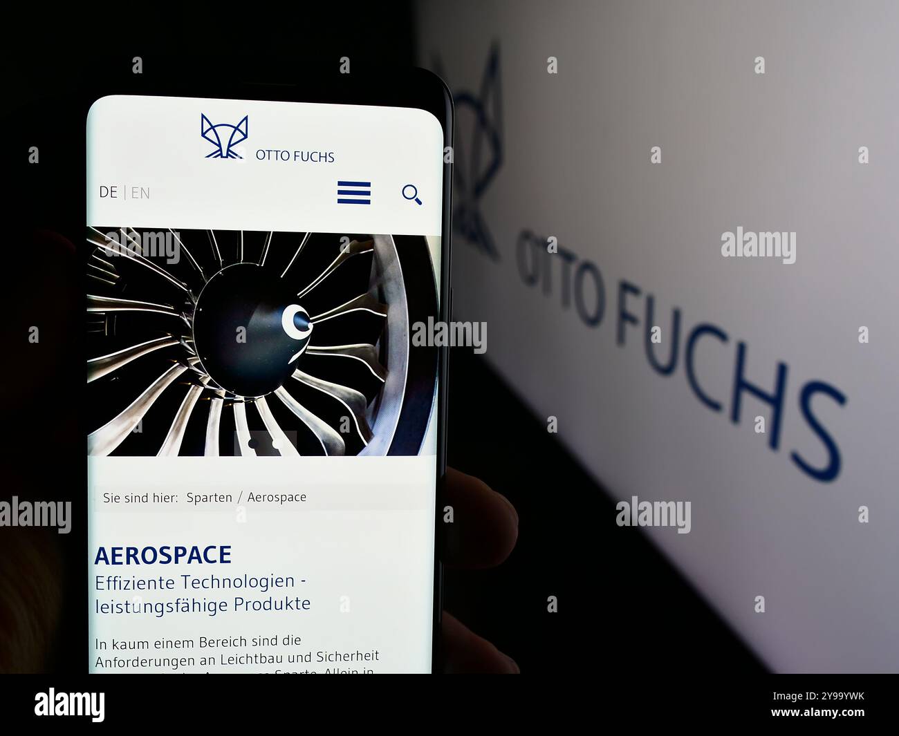 In this photo illustration, a smartphone showing the webpage of metal ...