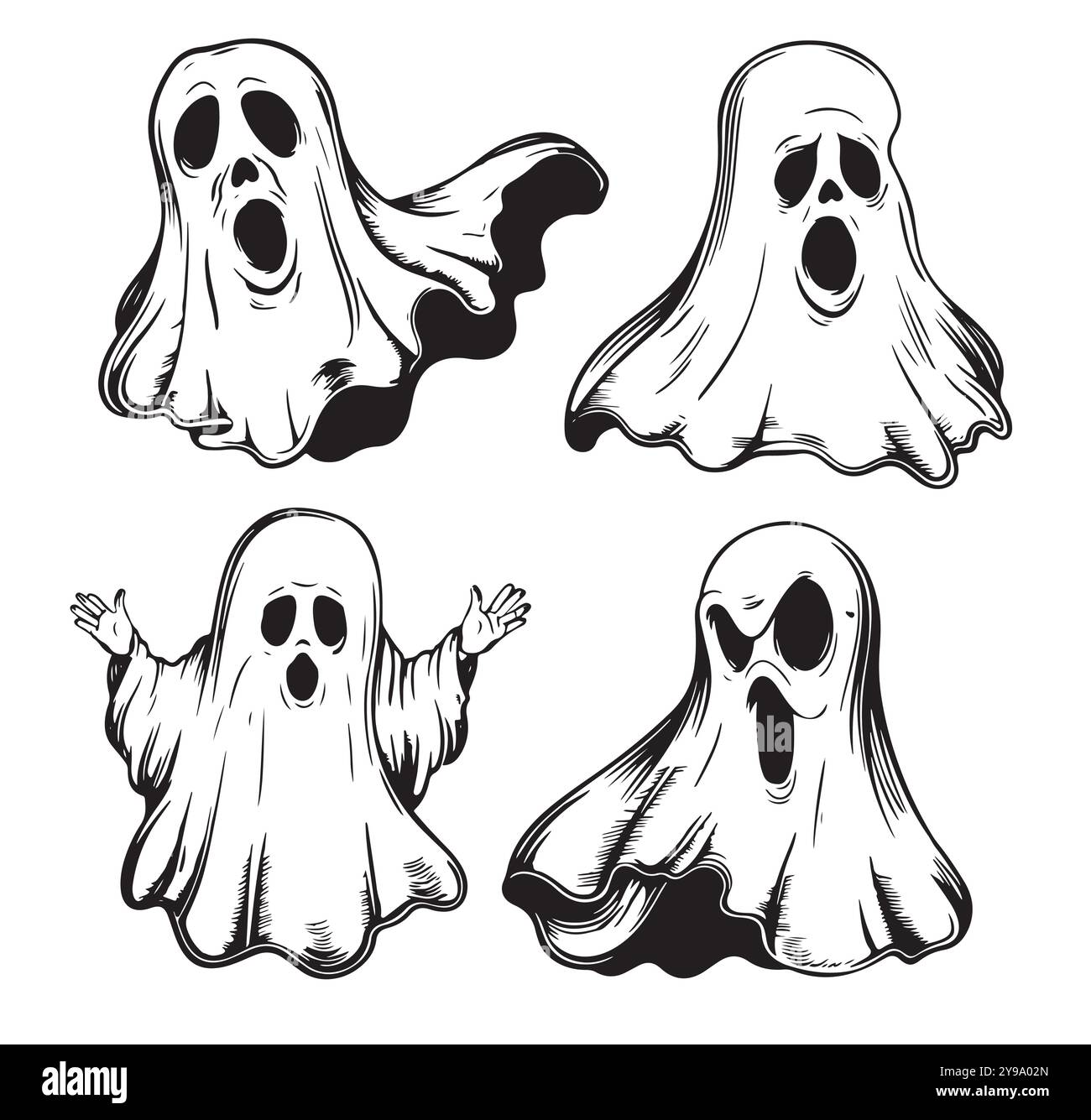 Good ghost Stock Vector Images - Alamy