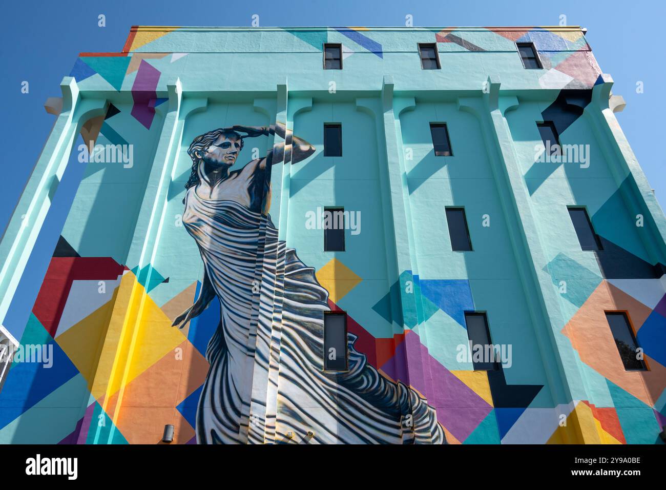 Miss columbus mural hi-res stock photography and images - Alamy