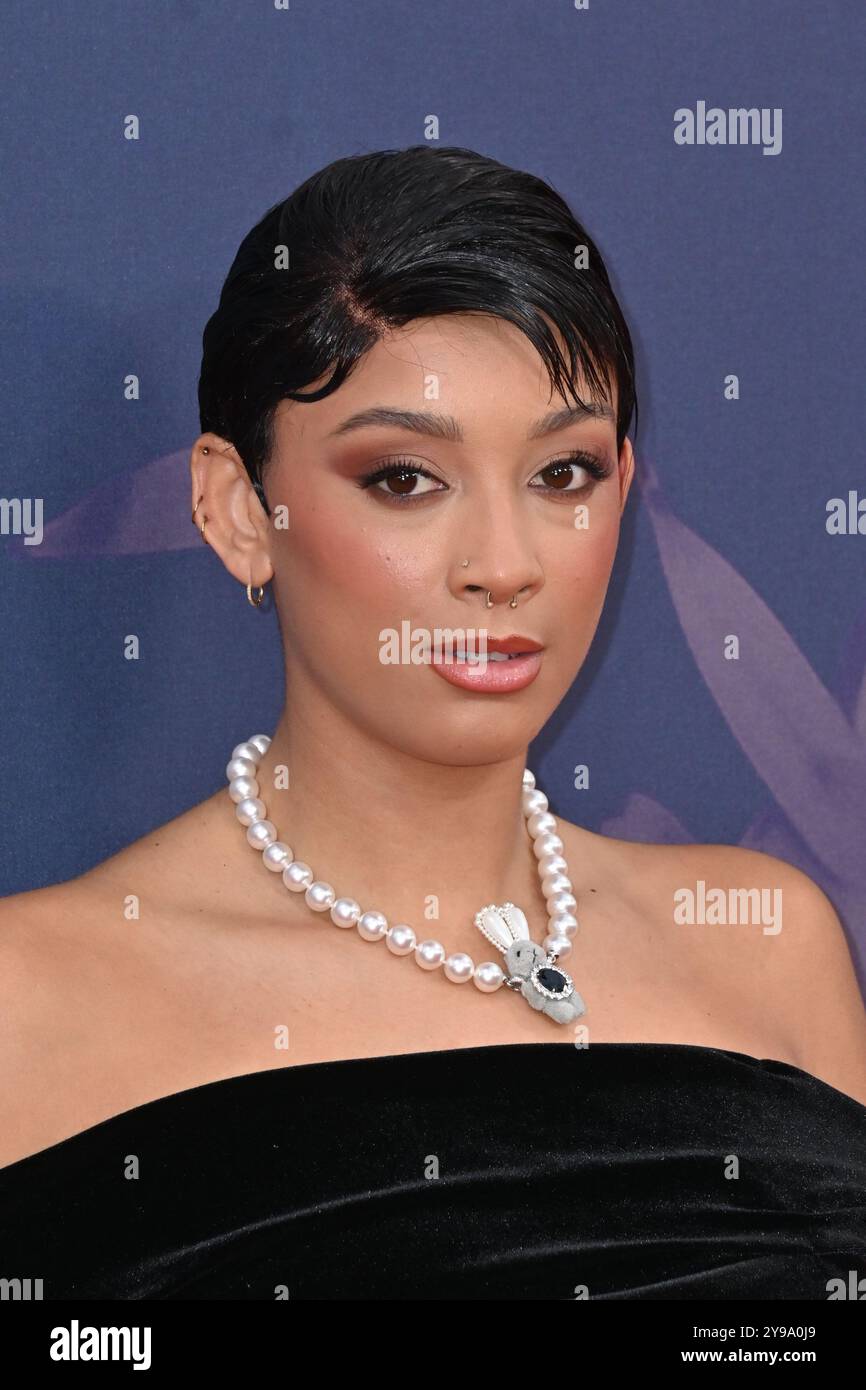 London, UK - 9th October 2024 Mica Ricketts at the BFI London Film Festival’s Opening Night Gala ...