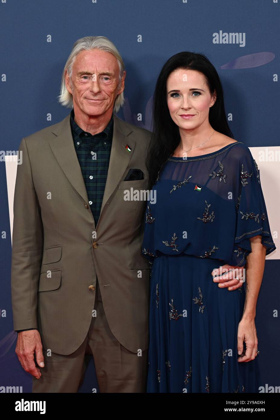 LONDON, ENGLAND: 9th October 2024: Paul Weller and Hannah Weller ...