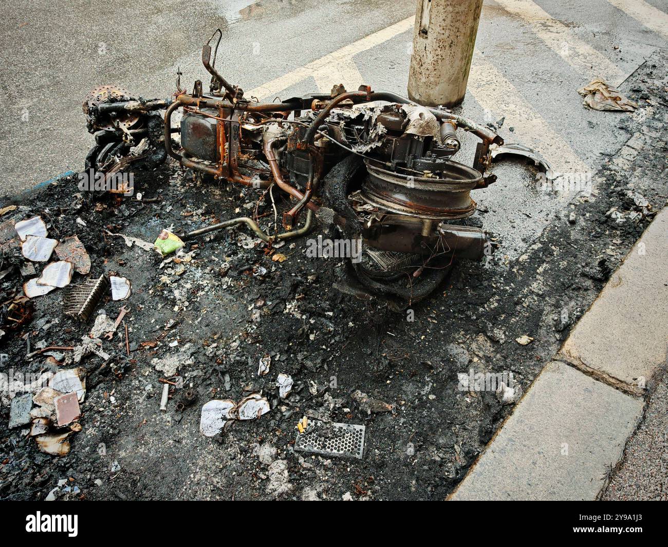 garbage and waste in public space, environmental protection and garbage ...