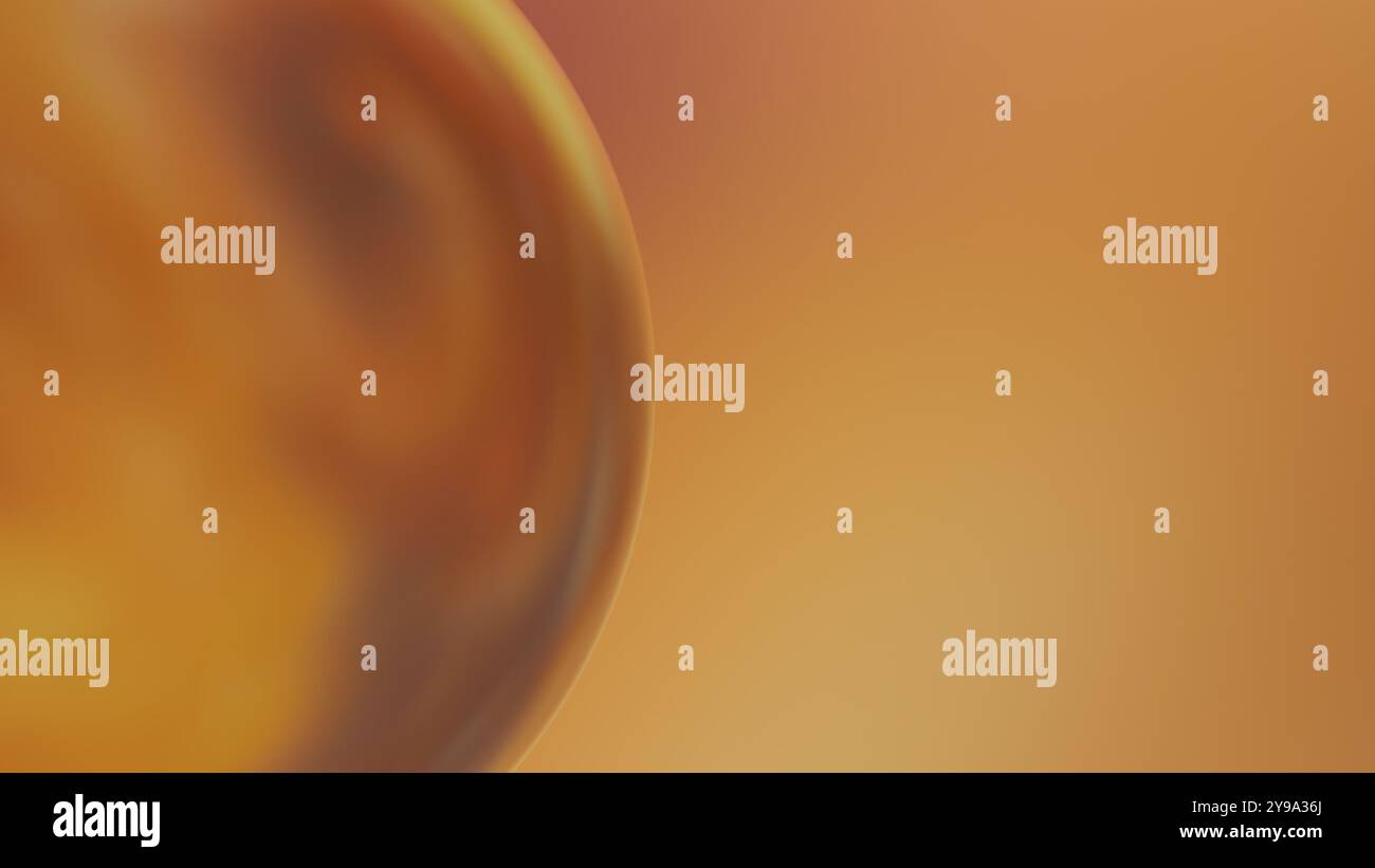 Abstract 3D Sphere with Flowing Gradient Background Stock Photo - Alamy