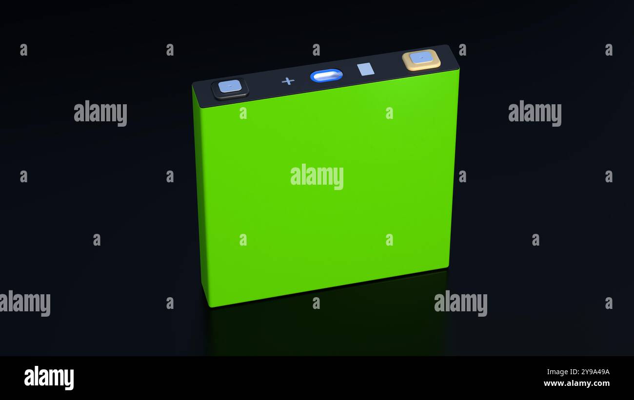 prismatic cell, green rectangular lithium ion phosphate LFP battery for ...