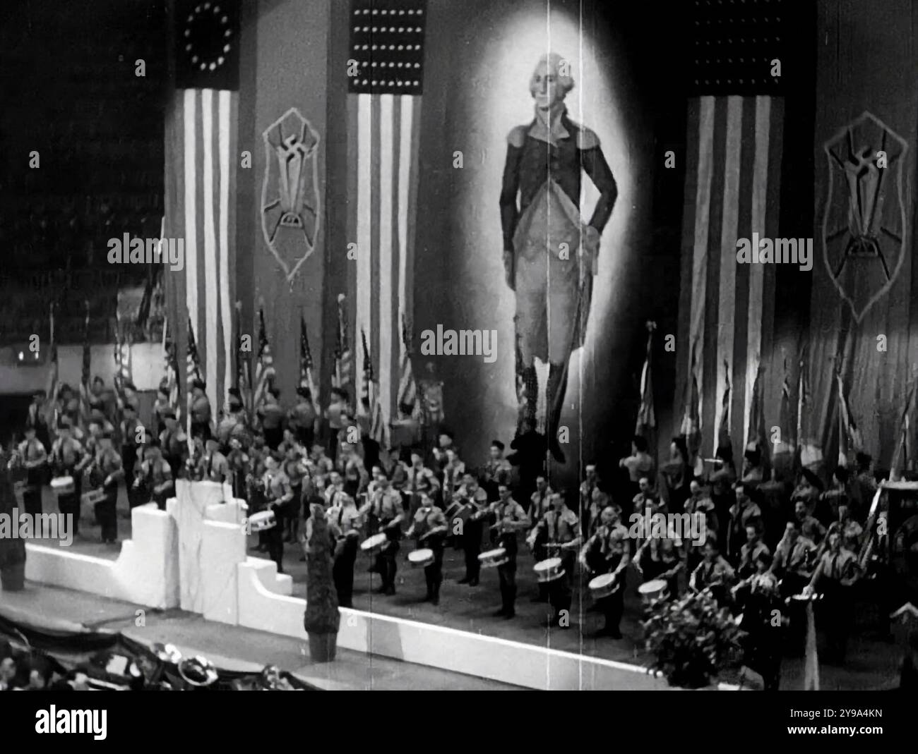 German american bund rally madison 1939 hi-res stock photography and ...