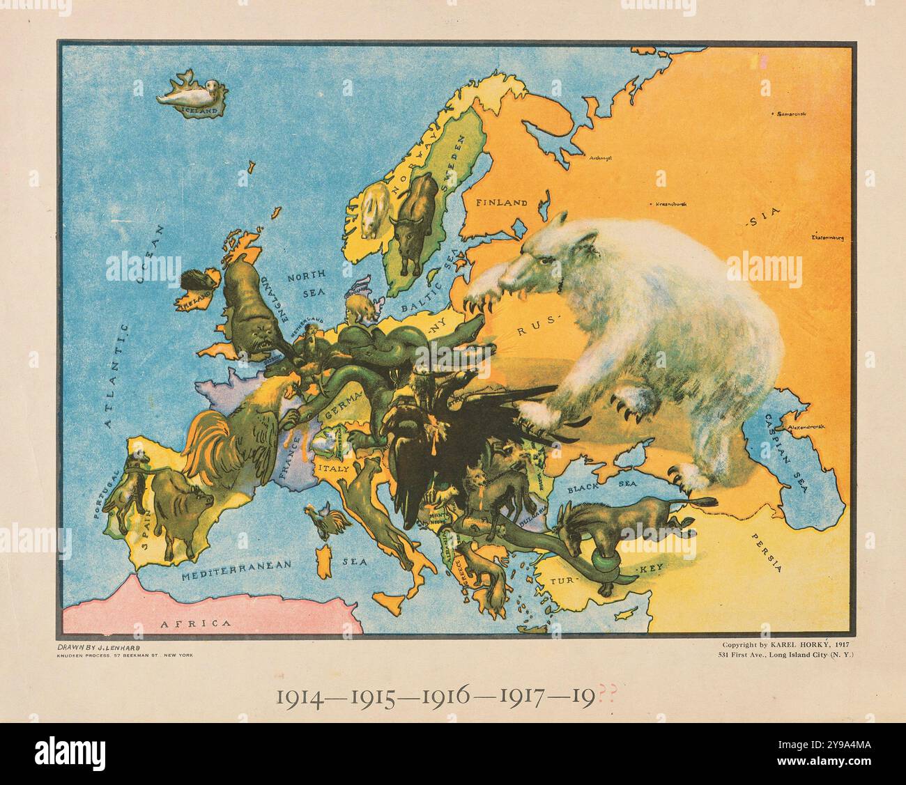 Europe in Turmoil: Mapping 1917s Shifting Sands