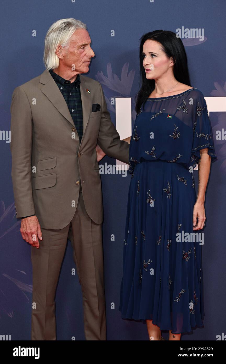 London, UK. October 9th, 2024. Paul Weller and Hannah Andrews arriving ...