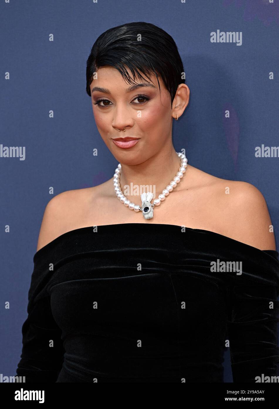 London, UK. October 9th, 2024. Mica Ricketts arriving at the BFI London Film Festival’s Opening ...