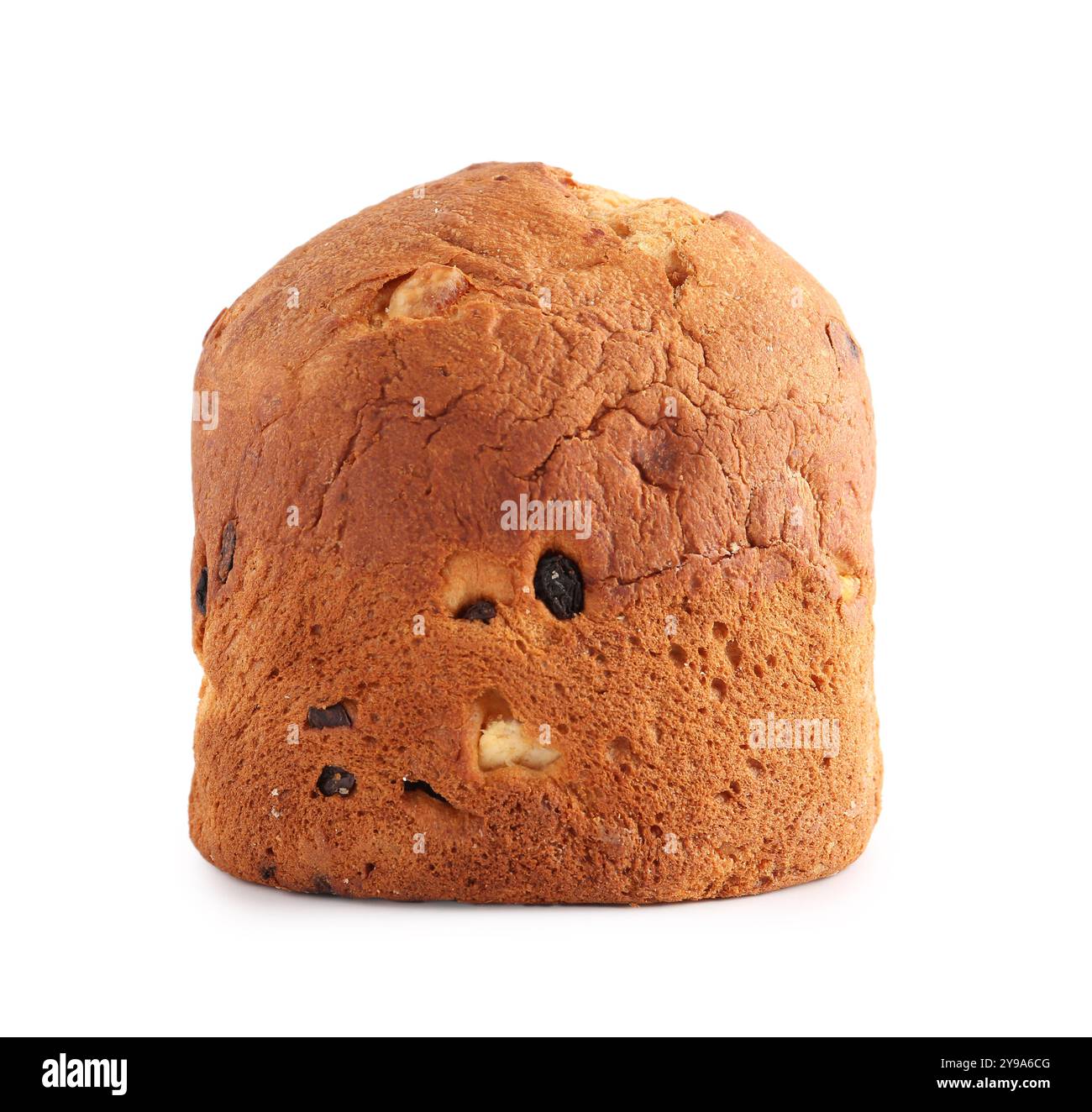 Tasty Panettone on white background Stock Photo - Alamy
