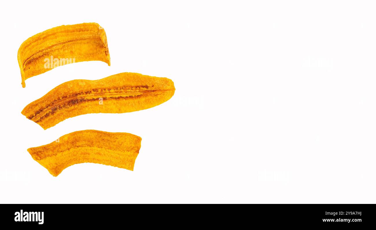 Thin slices of ripe plantain - Musa x paradisiaca Stock Photo - Alamy