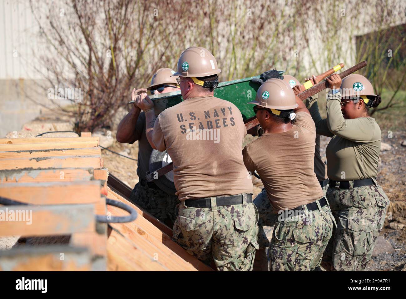 241009-N-PI330-1085 GULFPORT, Mississippi (October 9, 2024) Seabees ...