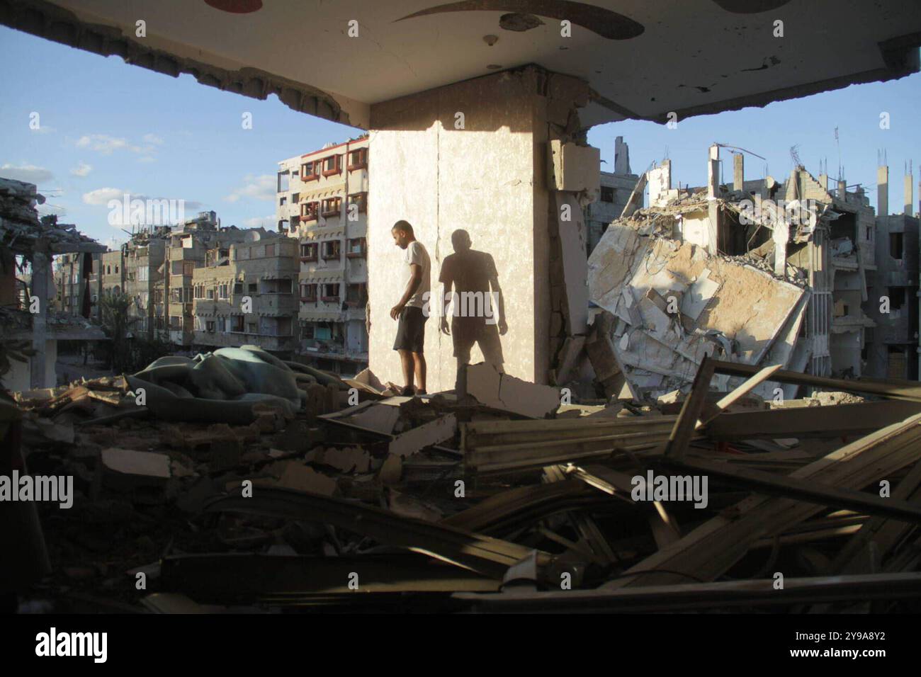 October 9, 2024, Gaza City, The Gaza Strip, Palestine: Palestinians ...