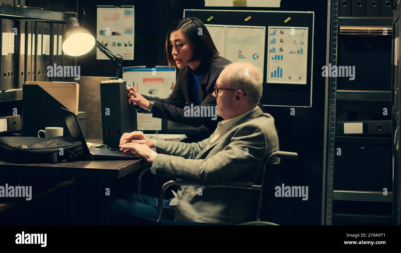 Private inspector with impairment working on federal case, analyzing ...