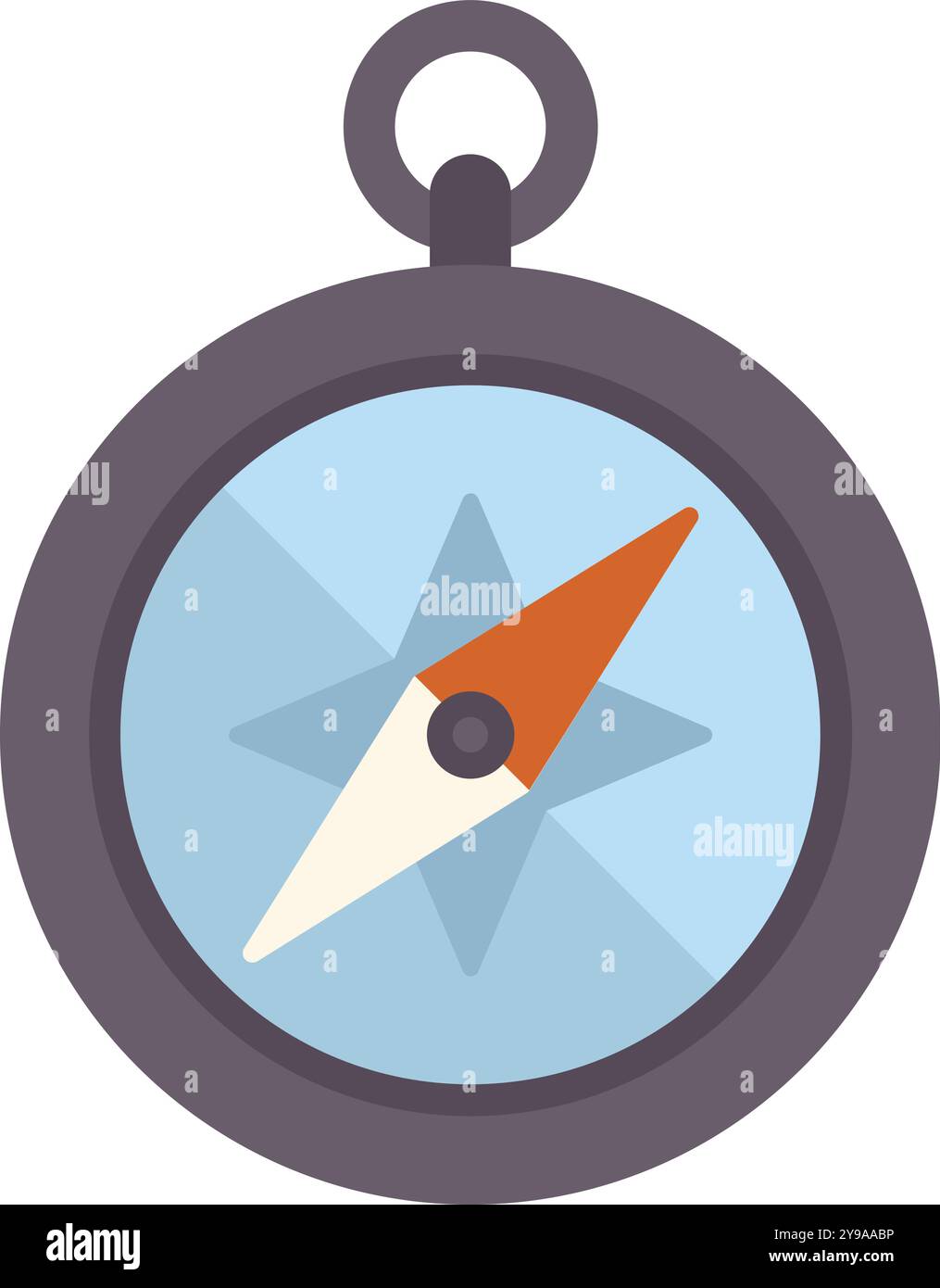 Compass pointing north indicating the direction to take for a ...