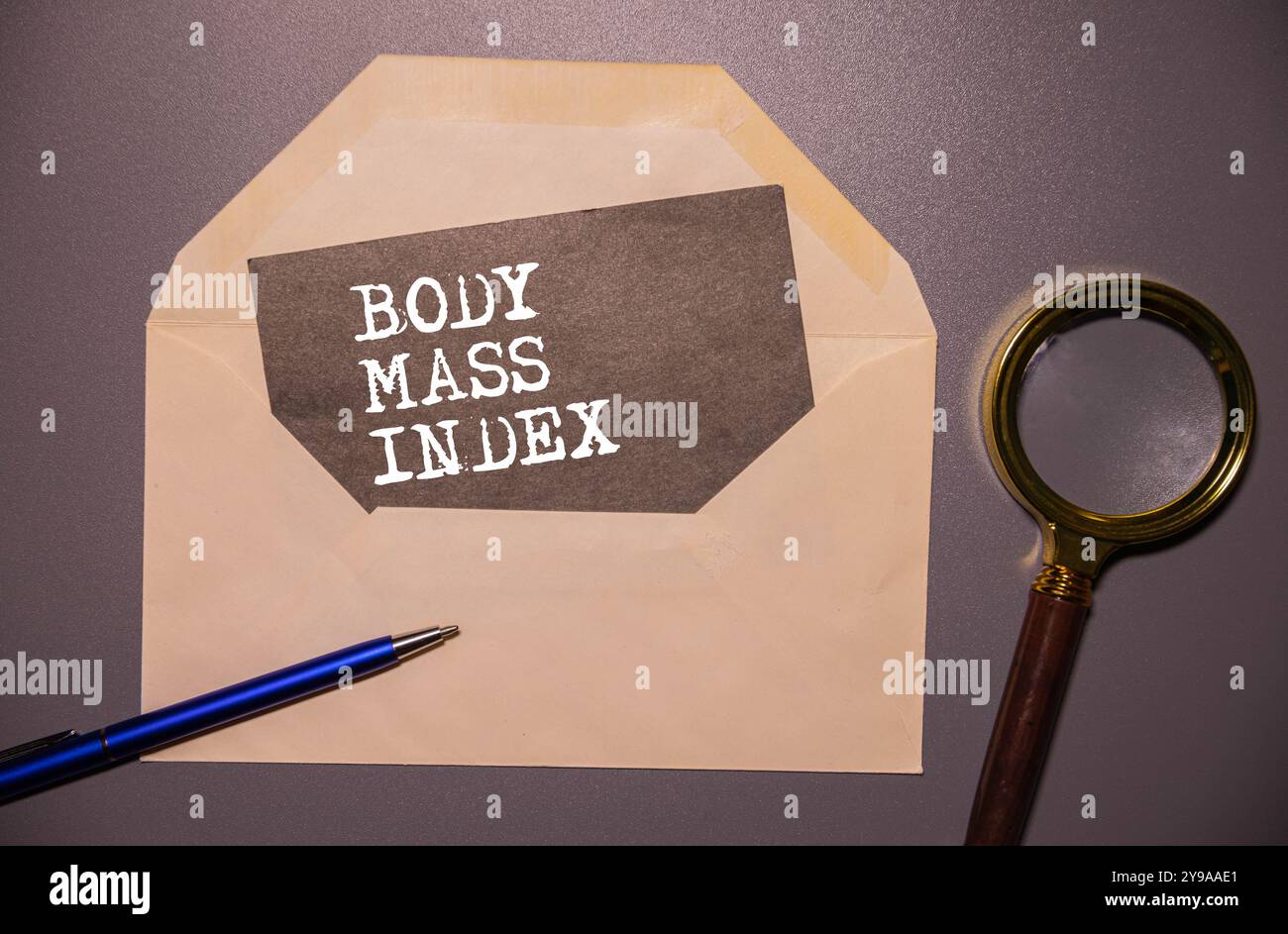 Medicine and Body Mass Index concept. Copy space. Concept word Body ...