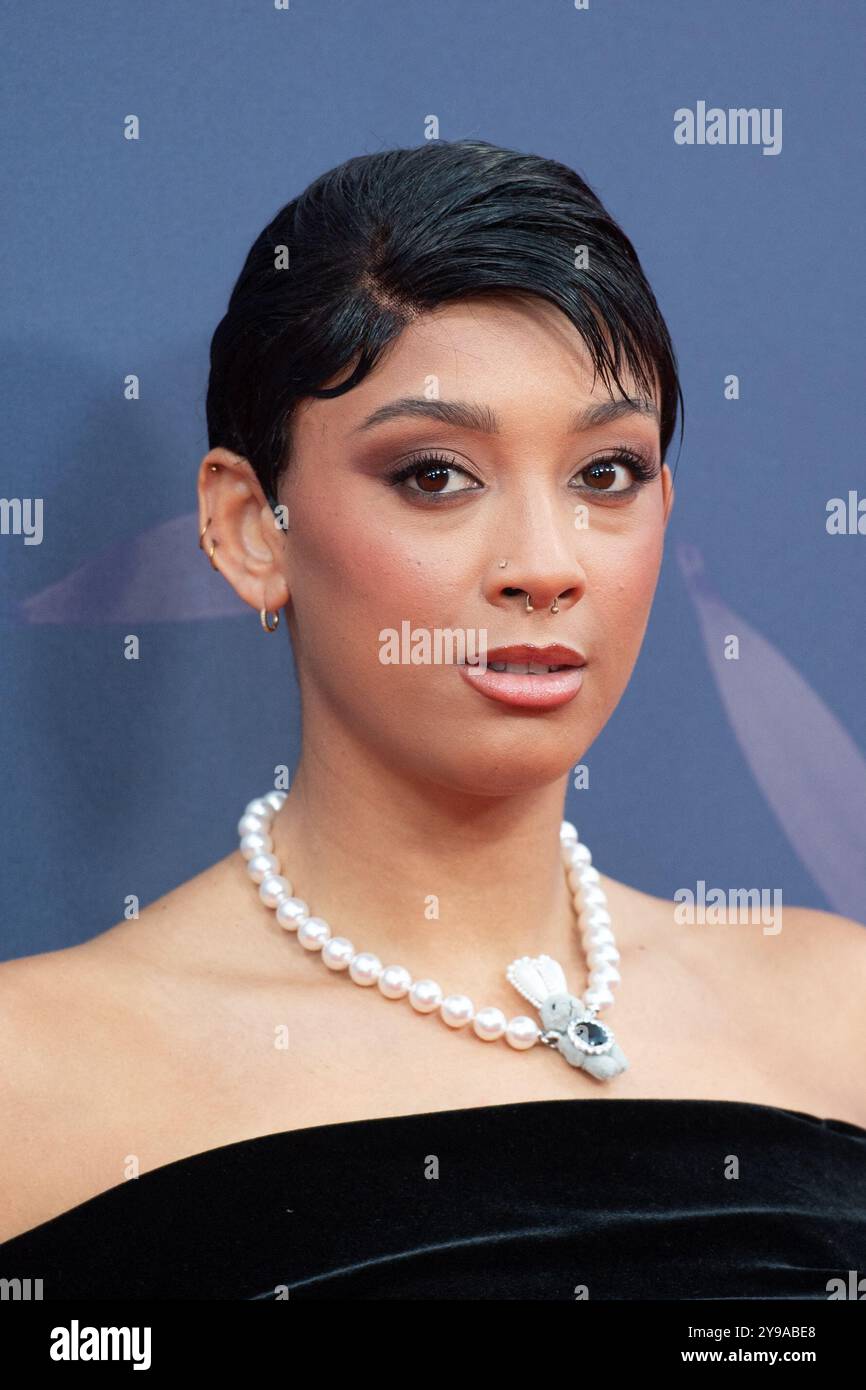 Mica Ricketts attending the Blitz World Premiere during the Opening Night Gala of the 68th BFI ...