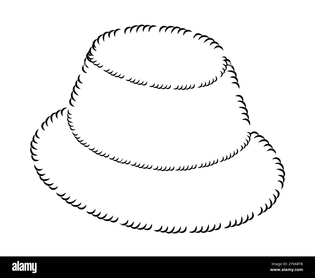 Plush Bucket Hat. Fur winter Head Fashion accessory cap clothing ...