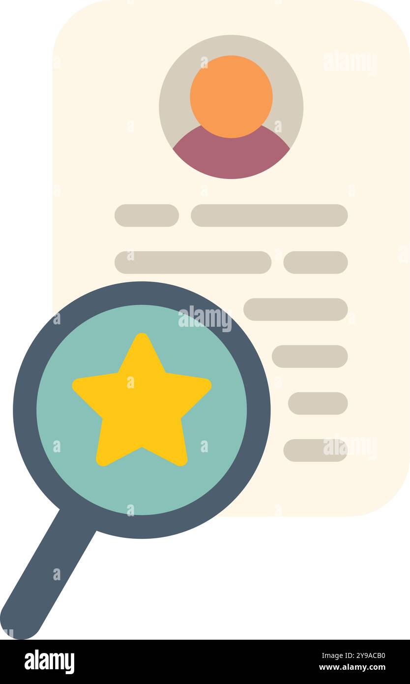 Conceptual illustration of recruitment process, searching for talented ...