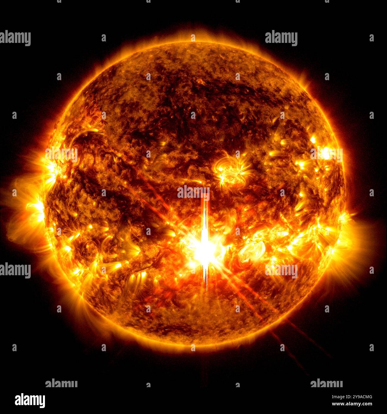 FILE - This photo provided by NASA, taken by the Solar Dynamics ...