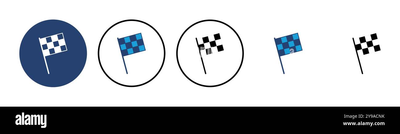 Racing flag icon vector. race flag icon.Checkered racing flag icon ...