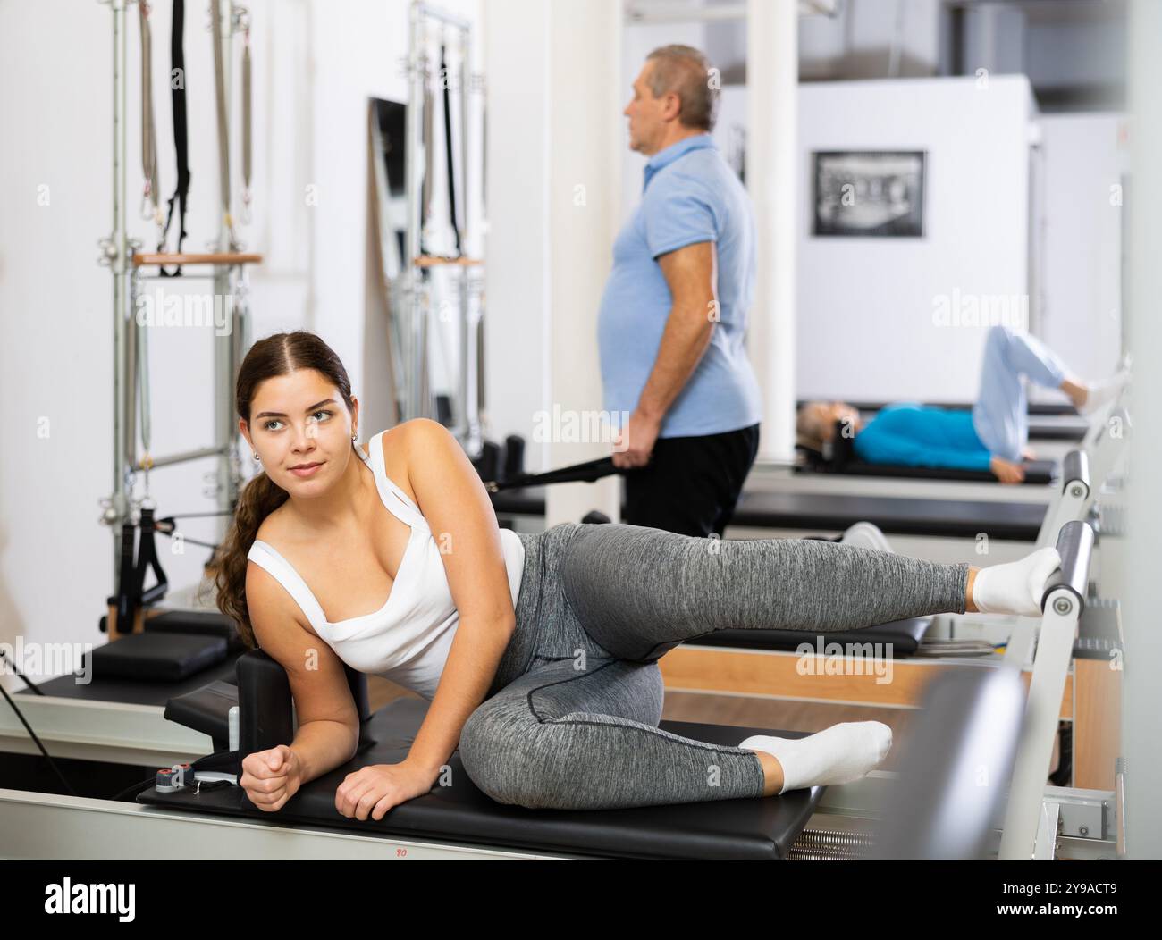 Woman lying forward hi-res stock photography and images - Alamy