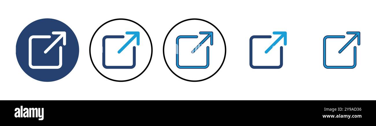 External link icon vector. link icon vector. hyperlink symbol Stock ...