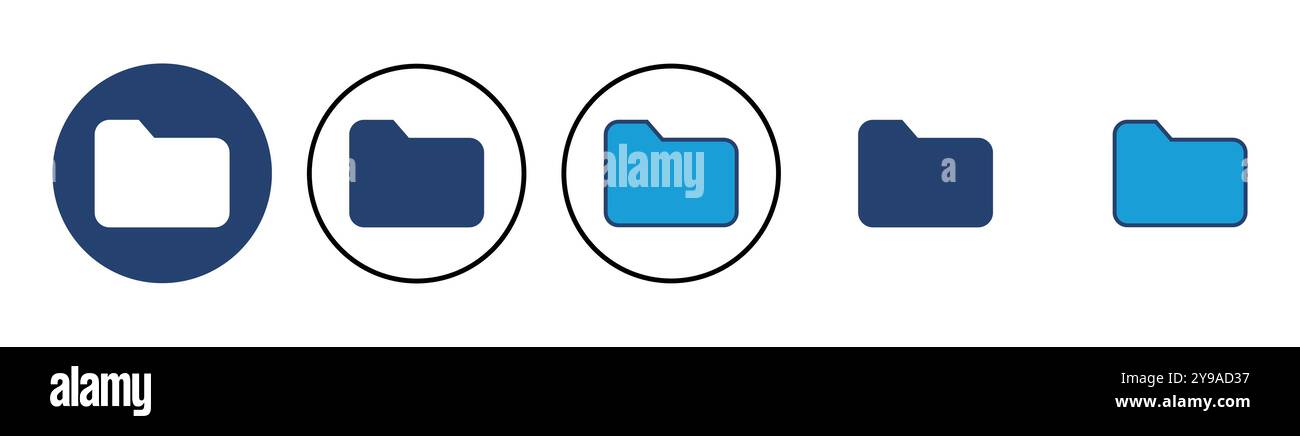 Folder icon vector. folder vector icon Stock Vector Image & Art - Alamy