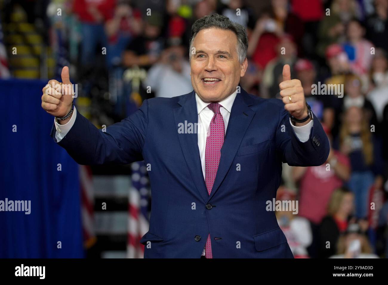 Pennsylvania Senate candidate Dave McCormick arrives before Republican ...