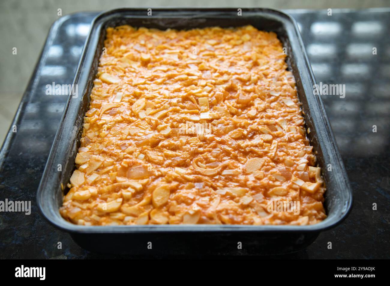 Classic savory heart of palm pie Stock Photo - Alamy