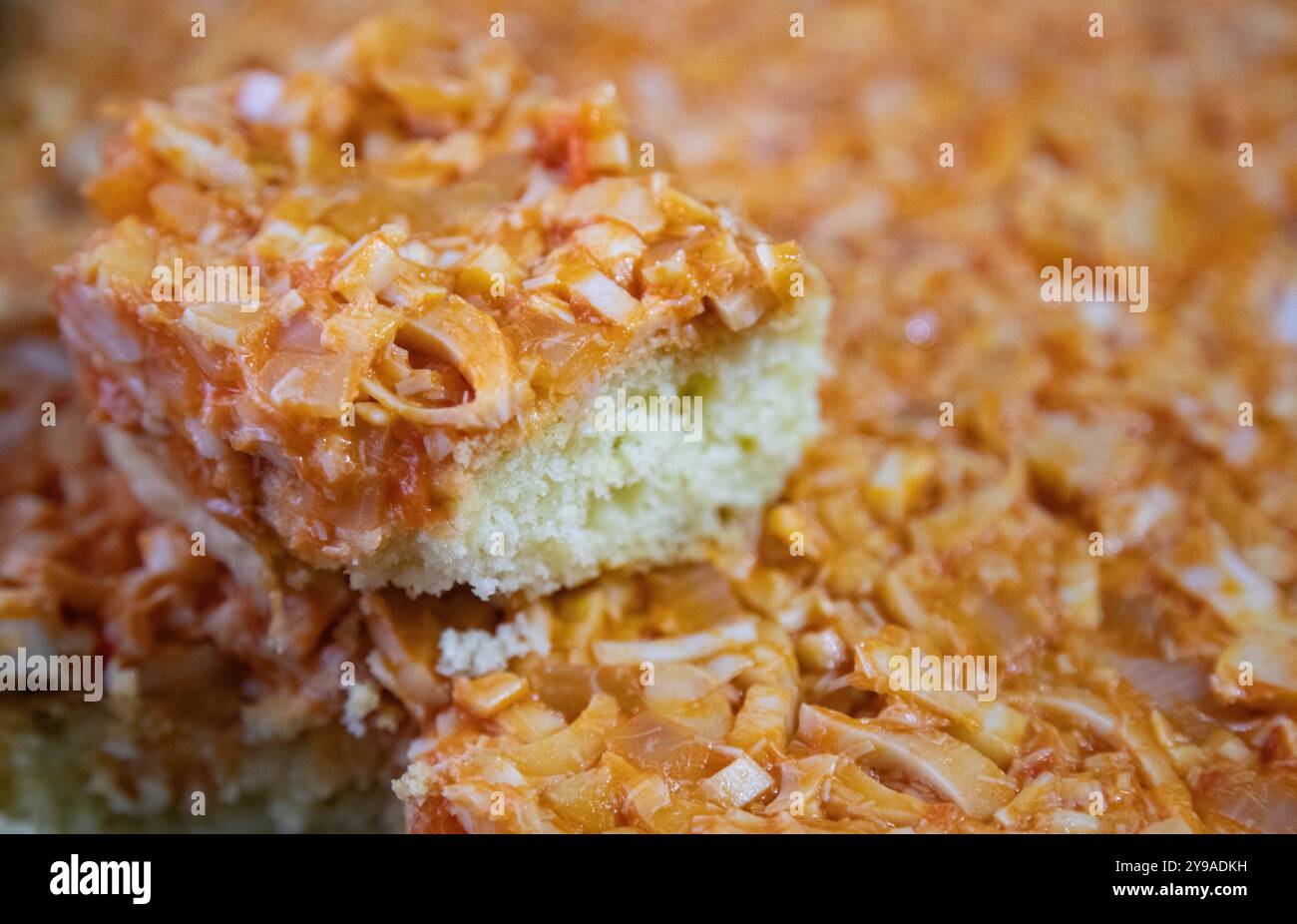 Classic savory heart of palm pie Stock Photo - Alamy