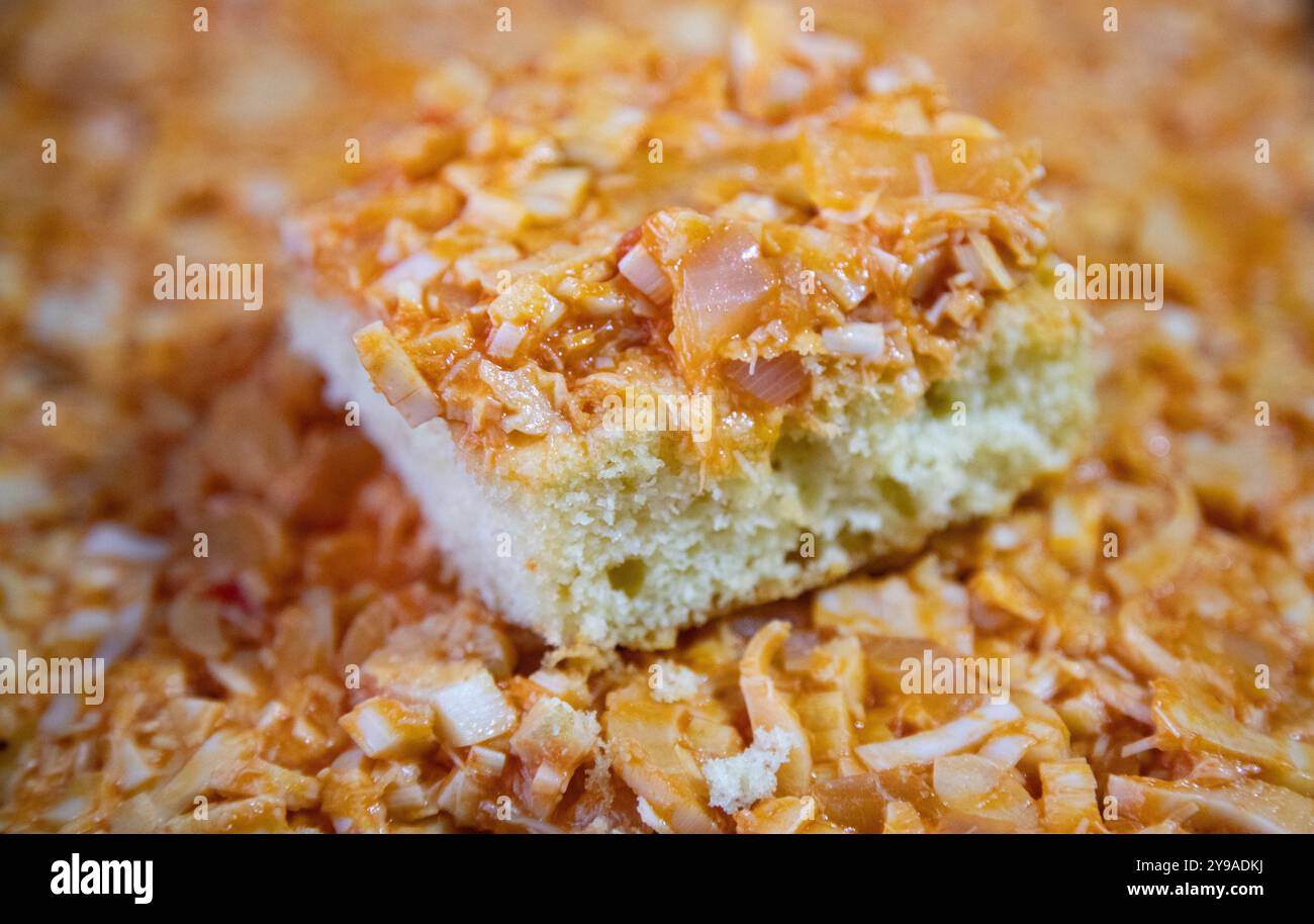 Classic savory heart of palm pie Stock Photo - Alamy